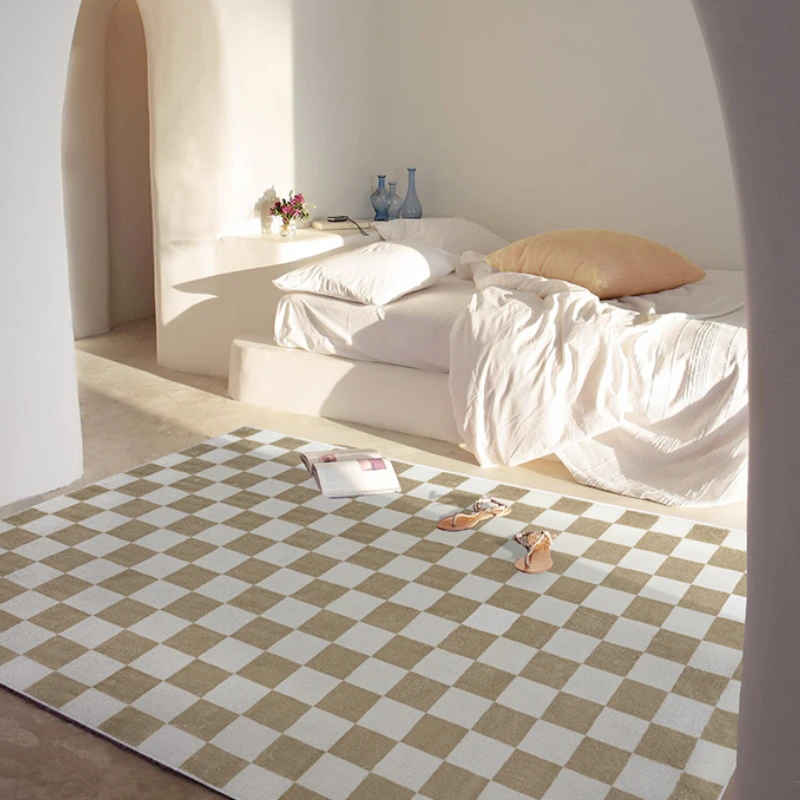 Classic-Retro-Checkerboard-Fashion-Thickened-Living-Room-Large-Area ...
