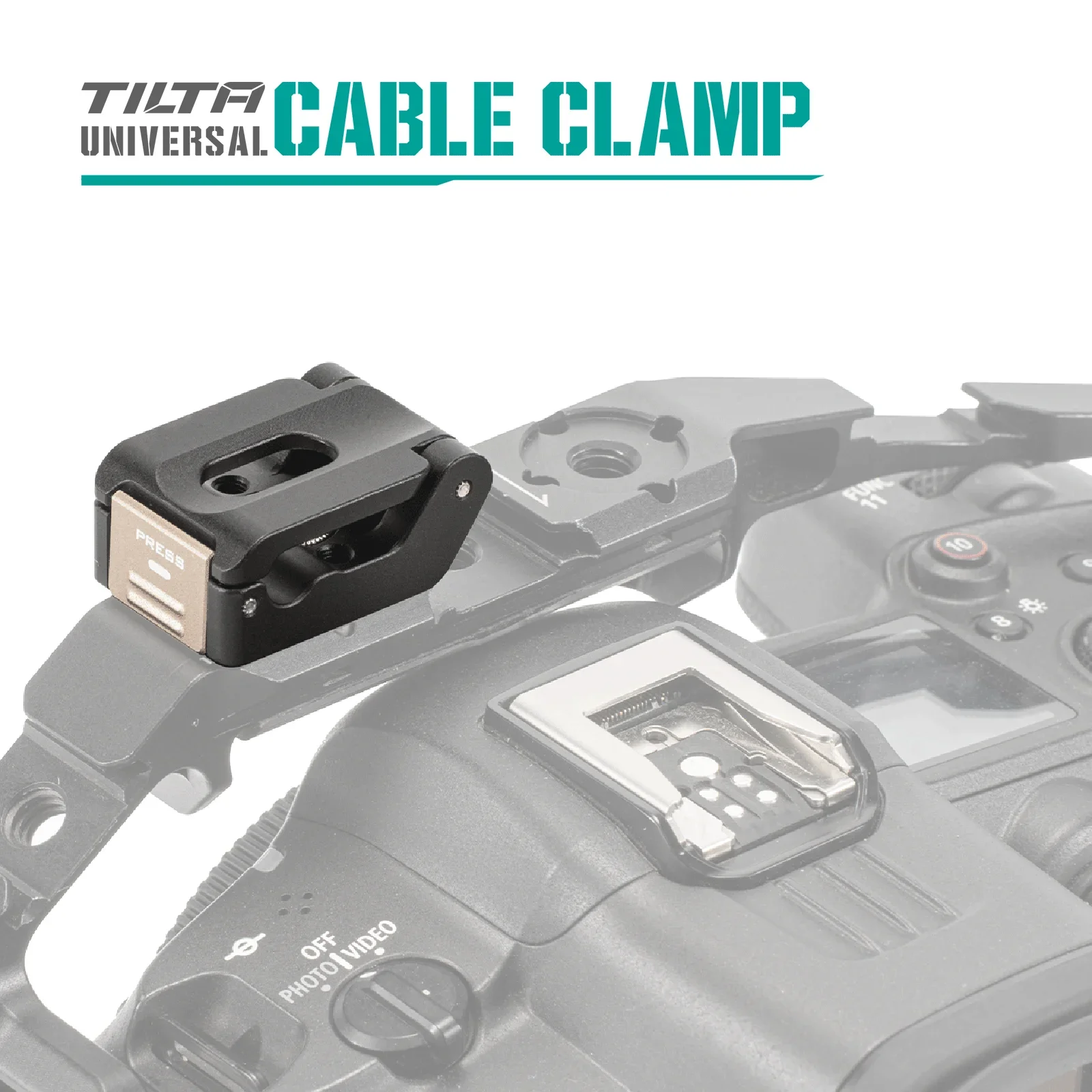 TILTA TA-UCC-P-B Universal Cable Clamp (Pair) 1/4-20 Screw for Camera ...