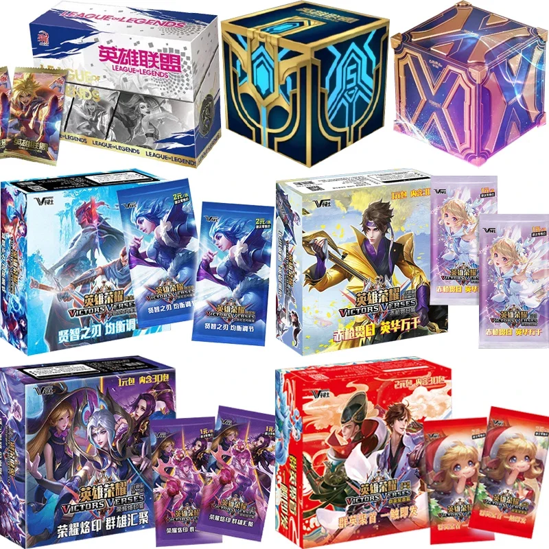 Genuine-League-of-Legends-Card-Game-Collection-Anime-Figure-TCG-Battle ...
