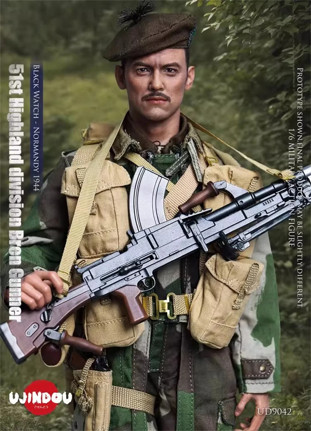New Arrival 1/6 UJINDOU UD9042 The British Soldier Doll Army Machine ...