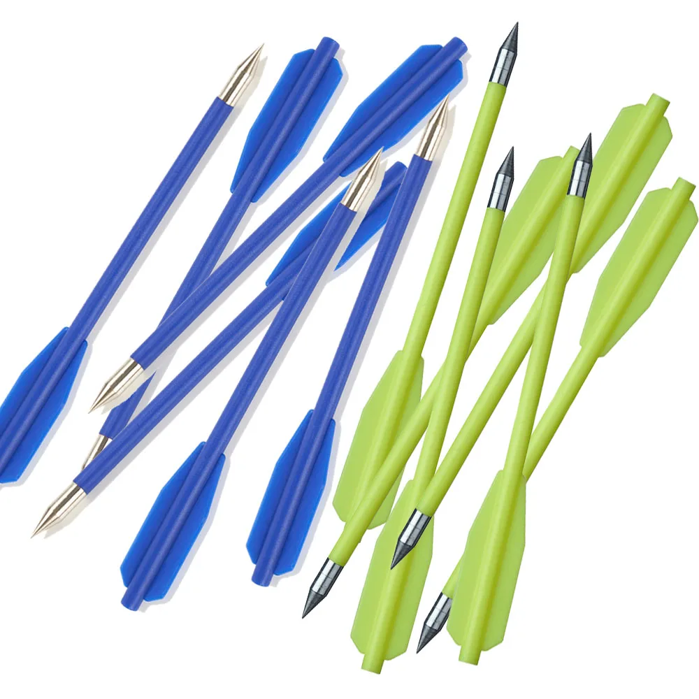 12/24/36/48pcs 6.25'' Archery Plastic Arrows Bolts for 50-80lbs Hunting ...