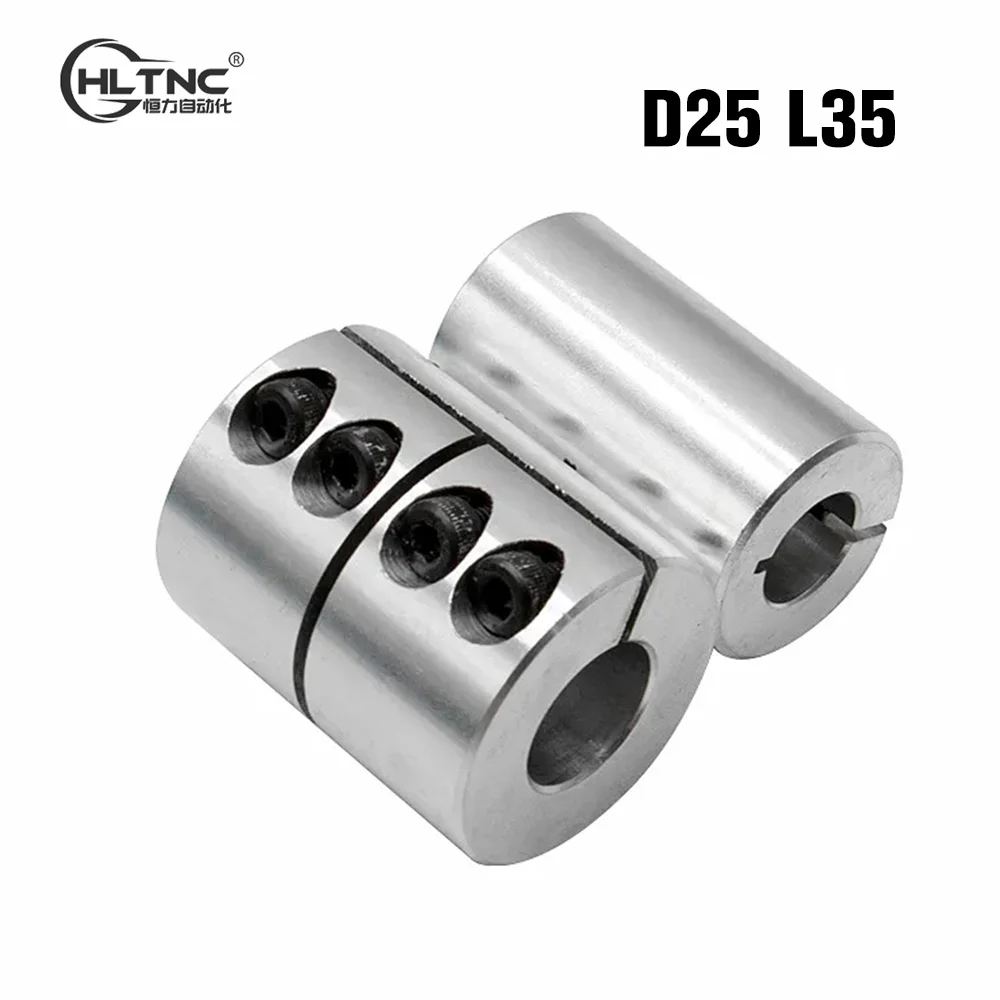1PC-D25-L35-Aluminum-Alloy-Rigid-Coupling-High-Precision-Shaft-Rod ...