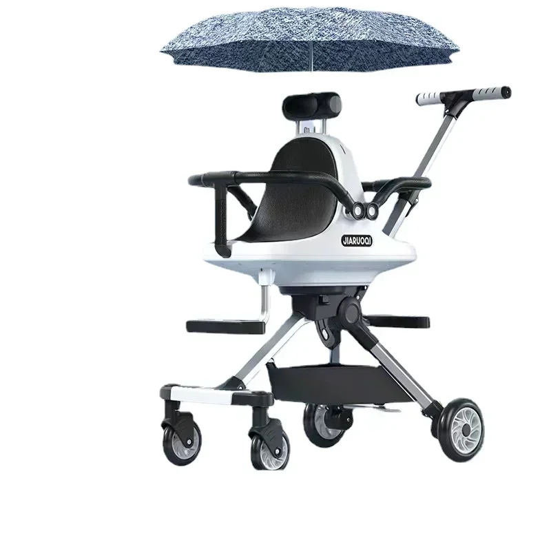 Cochecito-doble-para-beb-carrito-plegable-port-til-cochecito-ligero-con ...