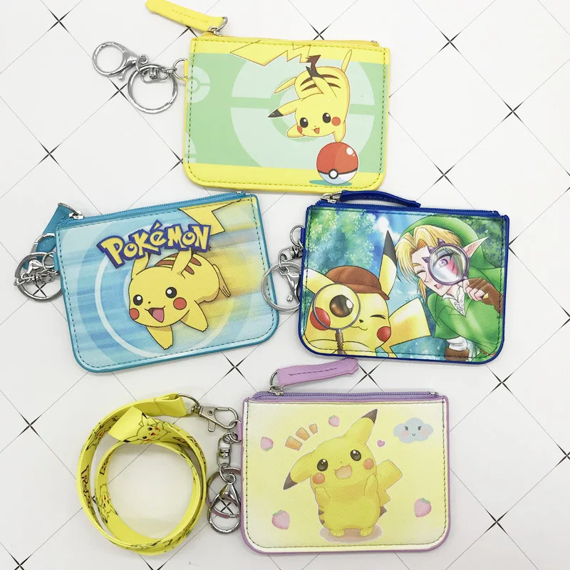 Pokemon-Cartoon-Coin-Purse-Pikachu-Anime-Wallets-Fashion-PU-Zipper ...