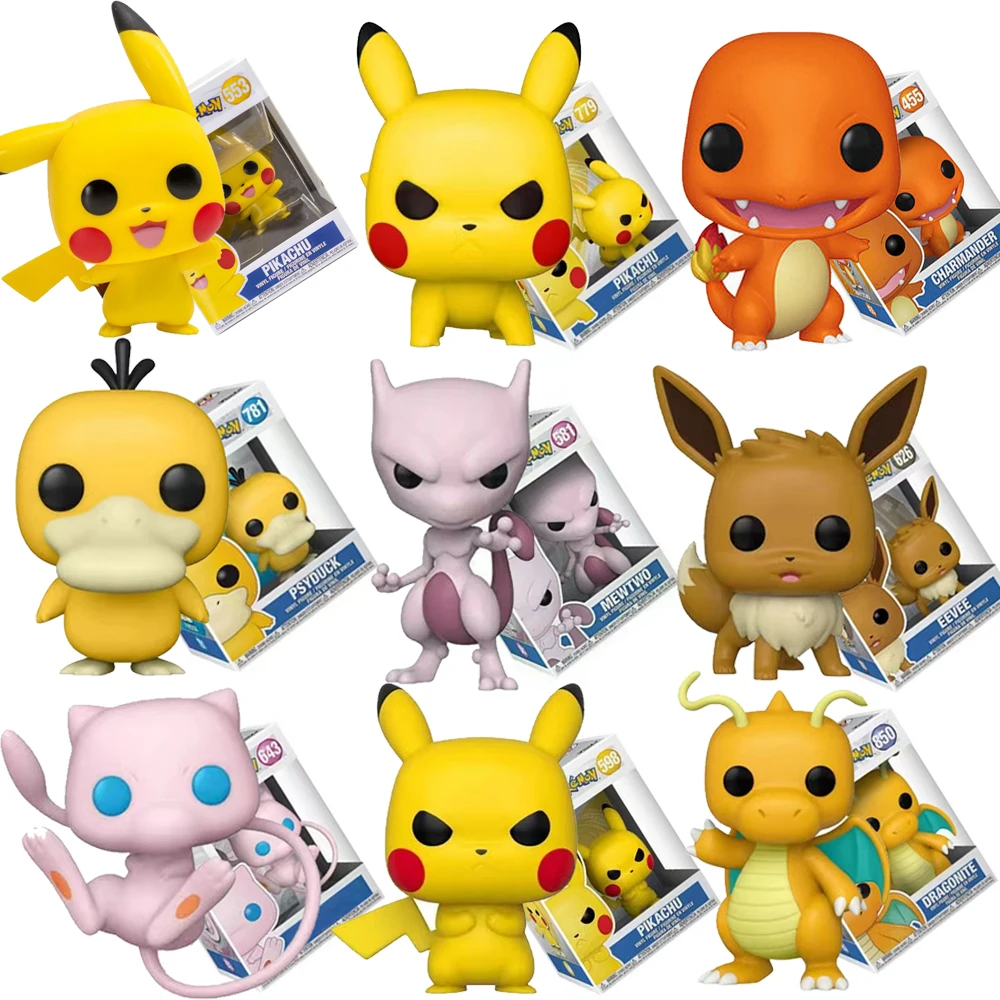 funko-pop-Pokemon-Anime-Figure-Toys-Pikachu-Charizard-Mewtwo-Decoration ...