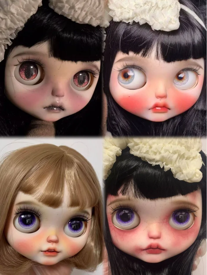 Pre-Sale BJD Selling customized Blyth doll by hand dolls not ear hair ...