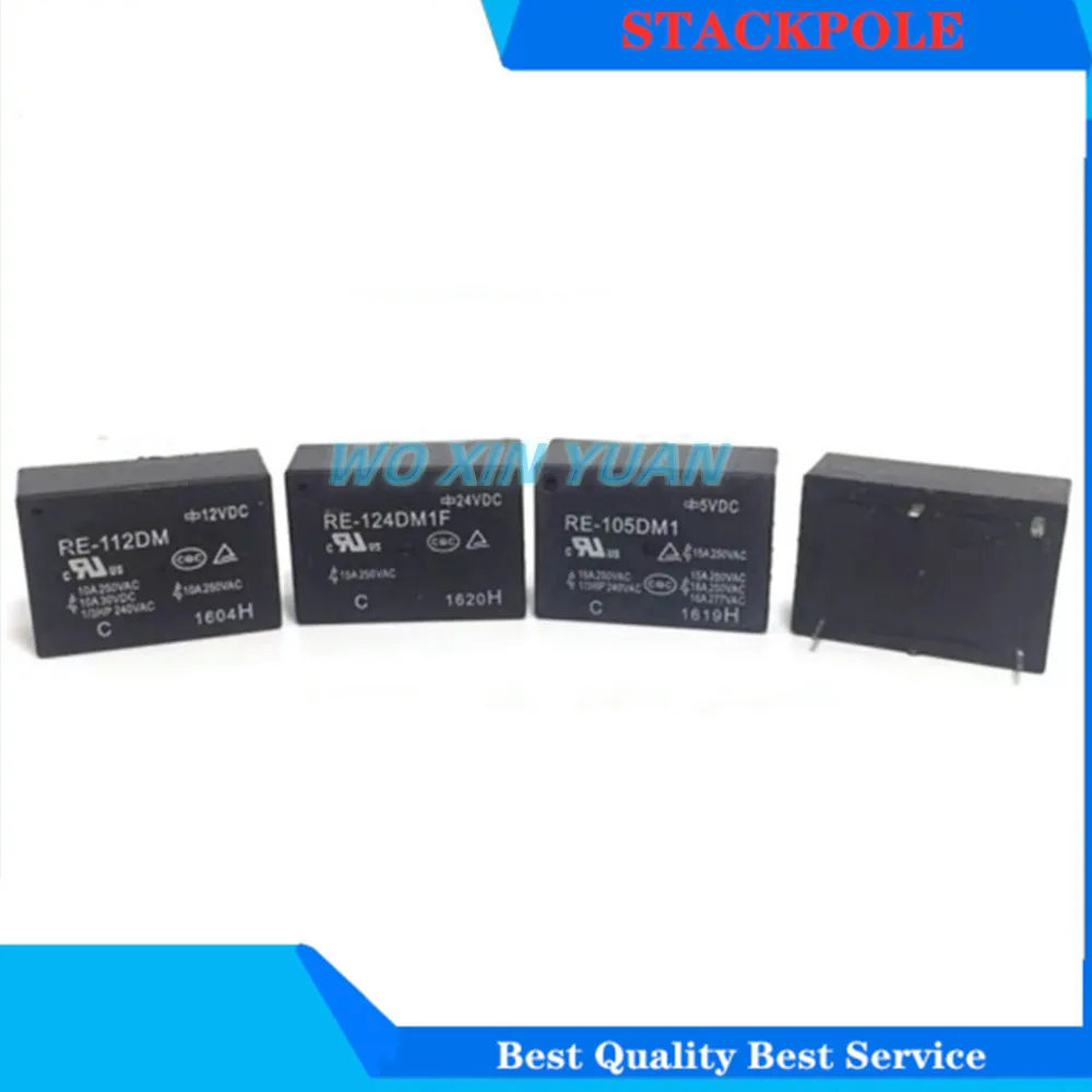 3PCS-lot-100-New-Relay-RE-105DM-RE-112DM-RE-124DM-RE-105DM1-RE-112DM1 ...
