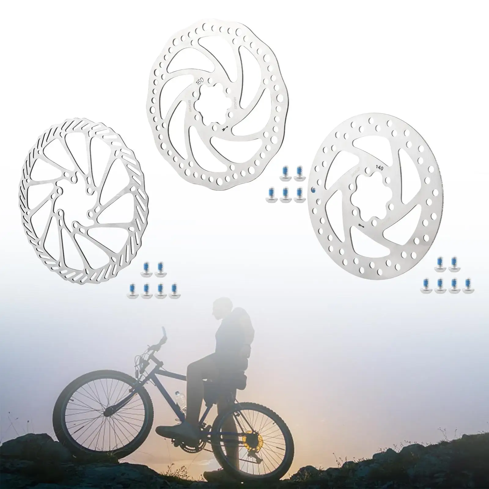 Bike-Disc-Brake-Rotor-Lightweight-Hollow-Center-Lock-Hydraulic-Brake ...
