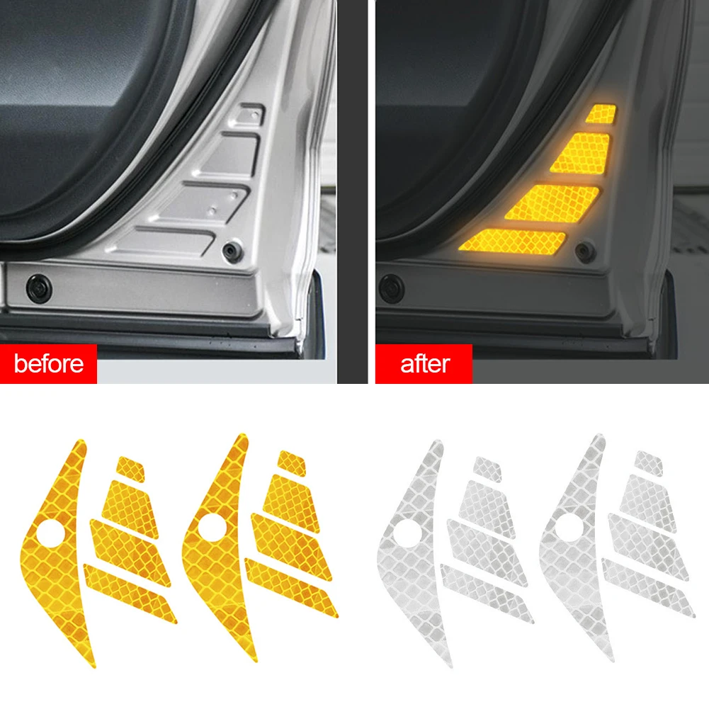 10PCS-Car-Door-Reflective-Sticker-Car-Door-Safety-Warning-Car-Door-OPEN ...