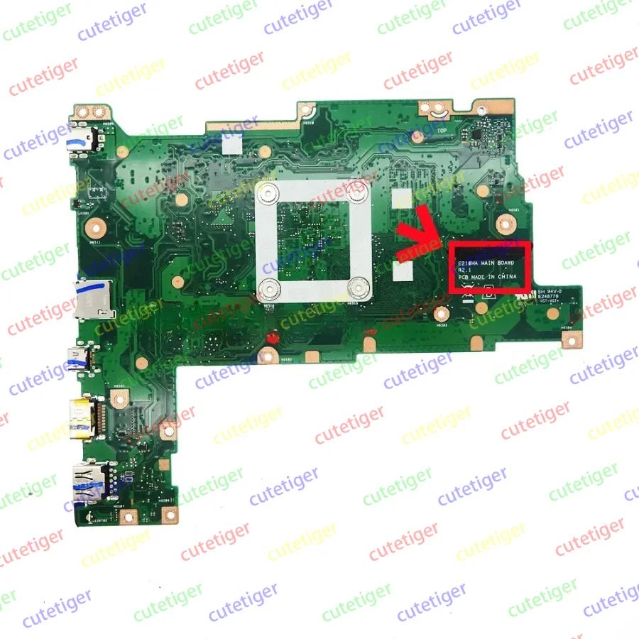 For ASUS E210MA E210MAB E210M E210 Laptop Motherboard CPU:N4020 N5000 ...