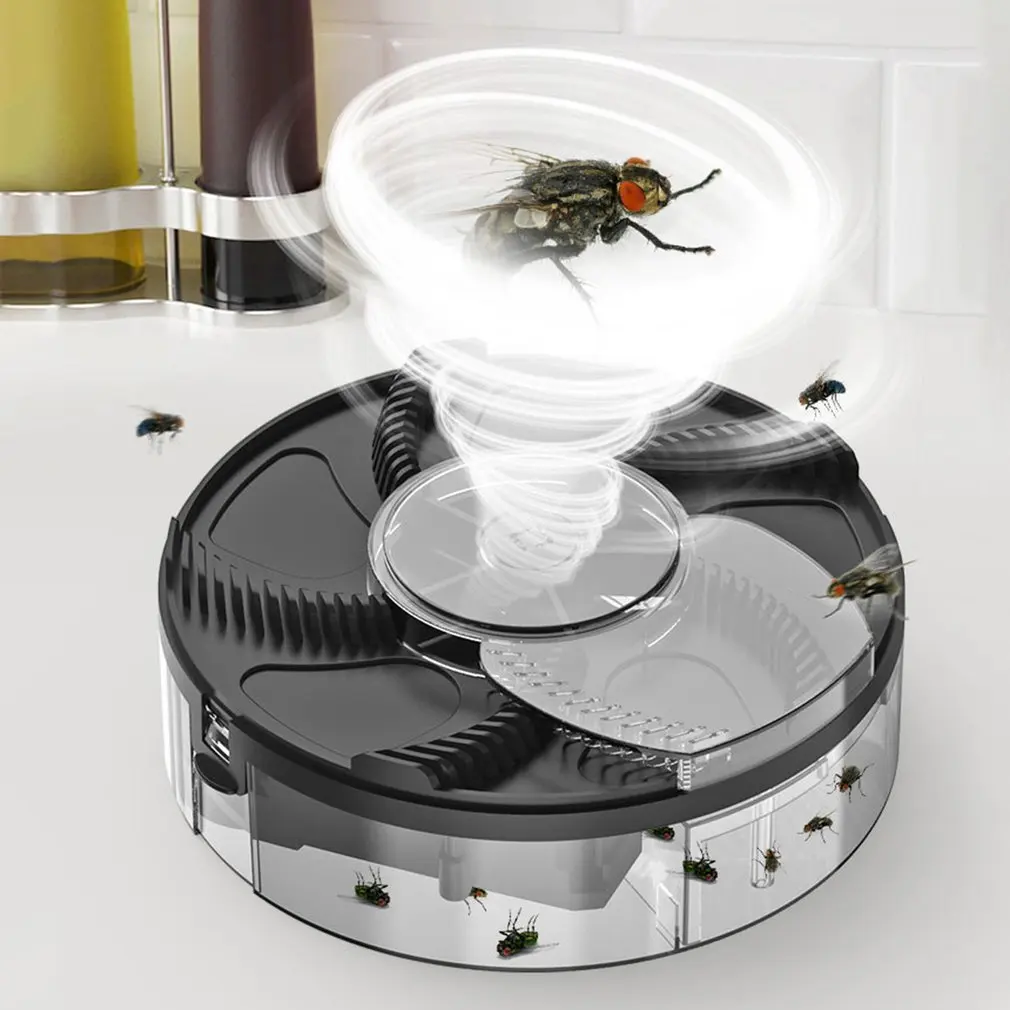 USB-Fly-Trap-Electric-Rotary-Pest-Zapper-Easy-Clean-Detachable-Insect ...
