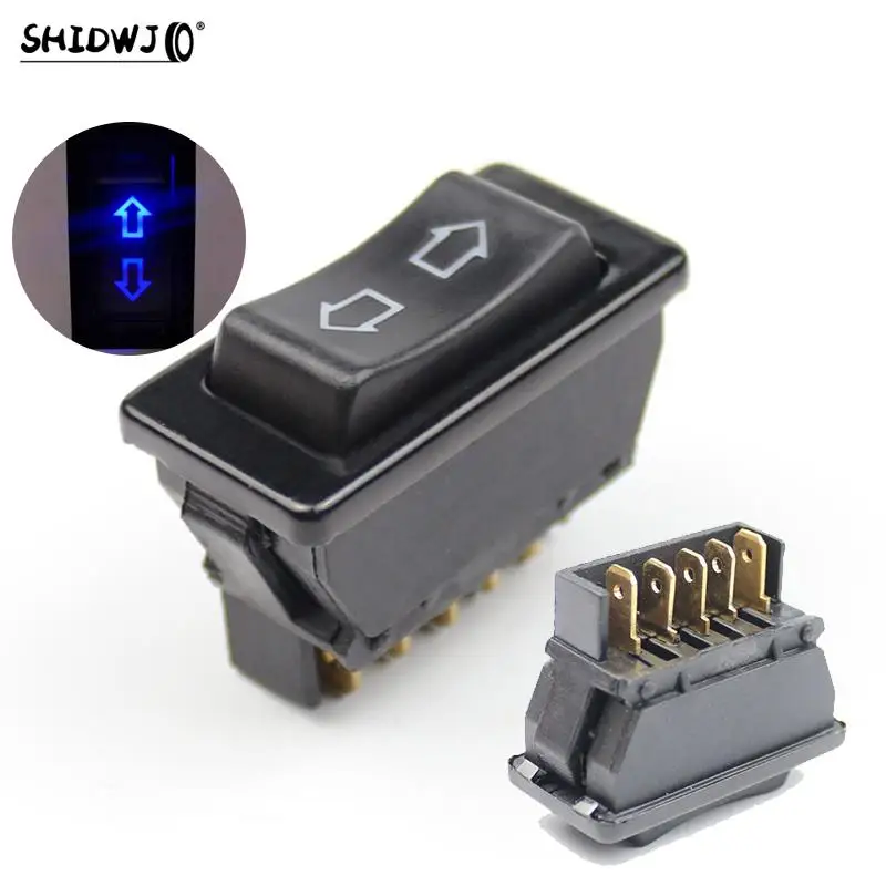 12V-Universal-Car-Electric-Power-Control-Window-Switch-Button-Cover ...