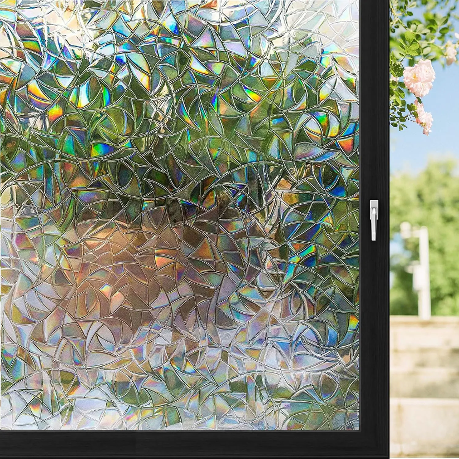 3D-Window-Privacy-Film-Rainbow-Window-Stickers-Non-Adhesive-Removable ...