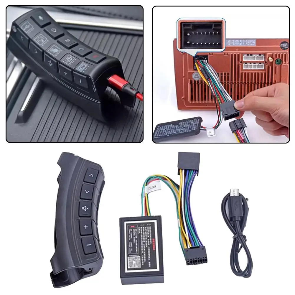 Multifunction-Universal-Wireless-Car-Steering-Wheel-Bright-Long ...