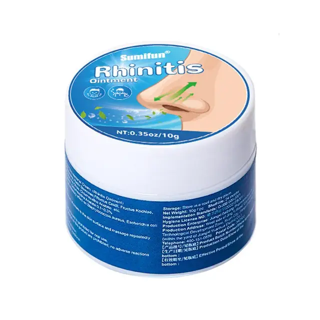 Rhinitis Nose Nasal Cream Sinusitis Treatment Ointment Allergic Itchy ...