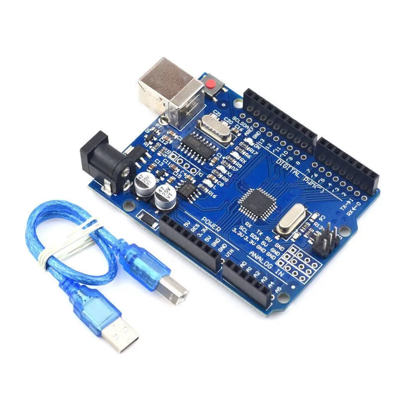 Placa Do Desenvolvimento Para Arduino Uno R3 Alta Qualidade Atmega328p Ch340g