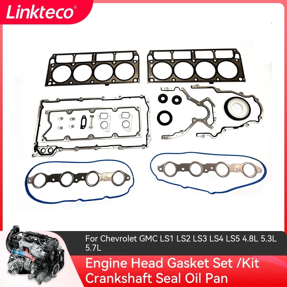 BTR73450 Engine Head Gasket Set /Kit Crankshaft Seal Oil Pan For ...
