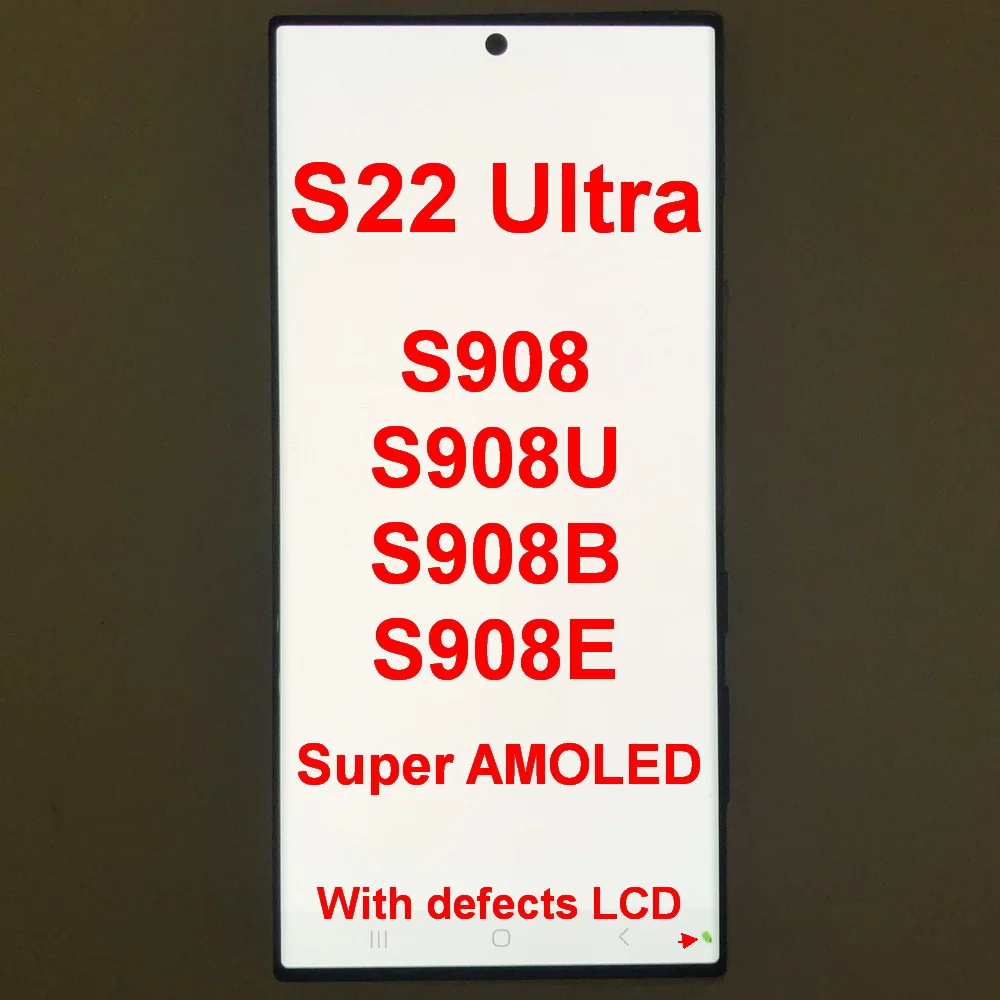 Super-AMOLED-para-Samsung-Galaxy-S22-Ultra-5G-S908-S908U-S908B-S908E ...