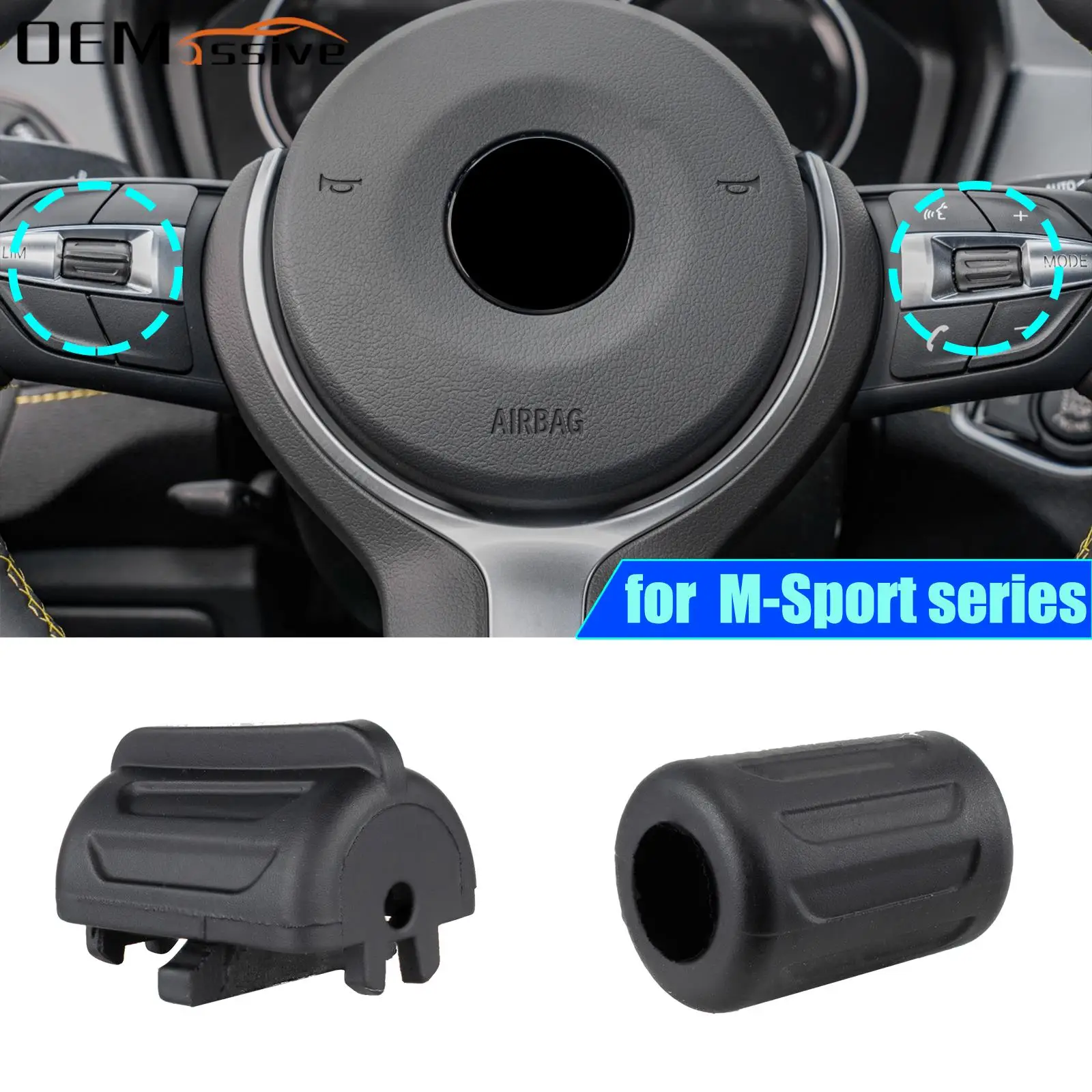Multi function Steering Wheel Key Cruise Control Knob Button For BMW M ...