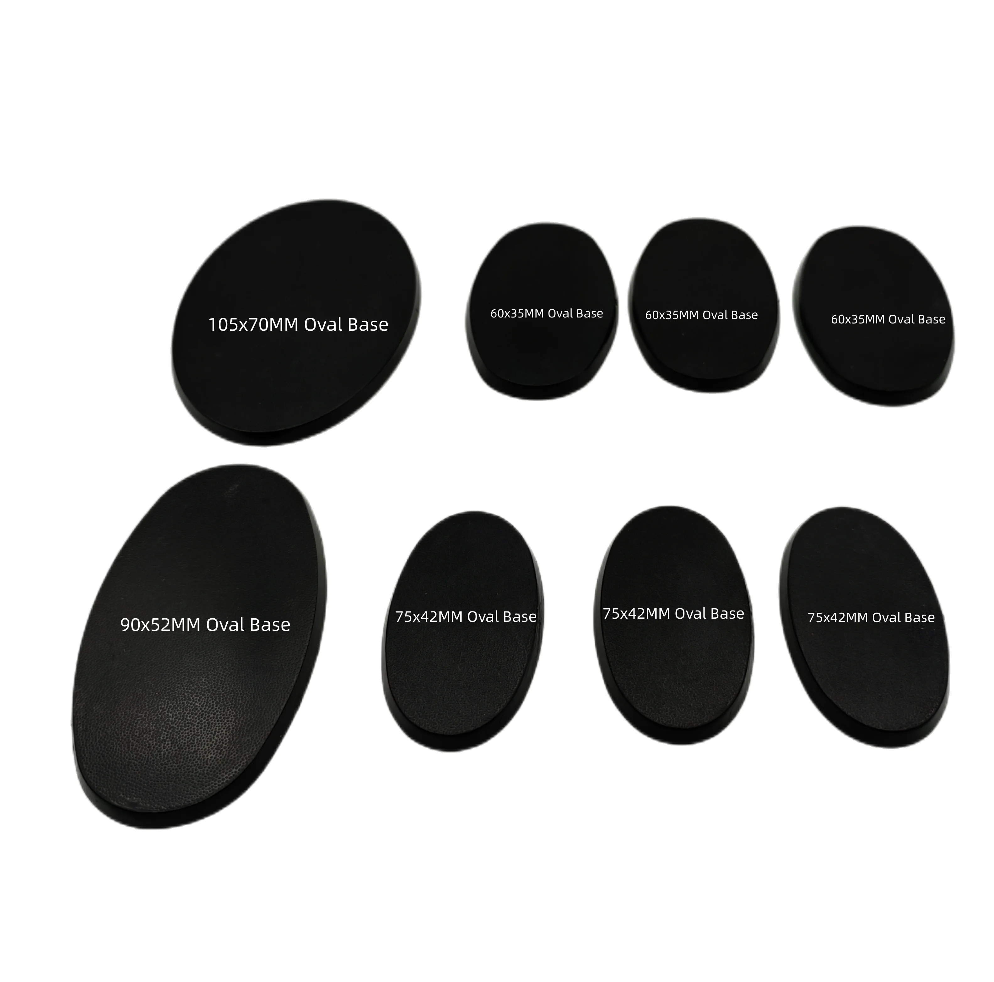 Mix 105MM 90MM 75MM 60MM Oval Base For Miniature Wargames Table Games（8 ...