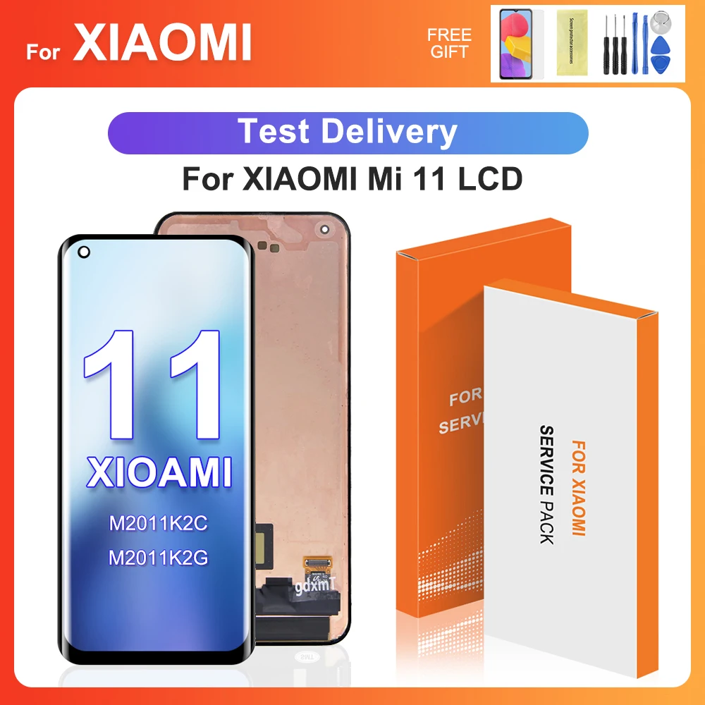 For-Xiaomi-Mi-11-6-81-For-Mi-11-M2011K2C-M2011K2G-LCD-Display-Touch ...