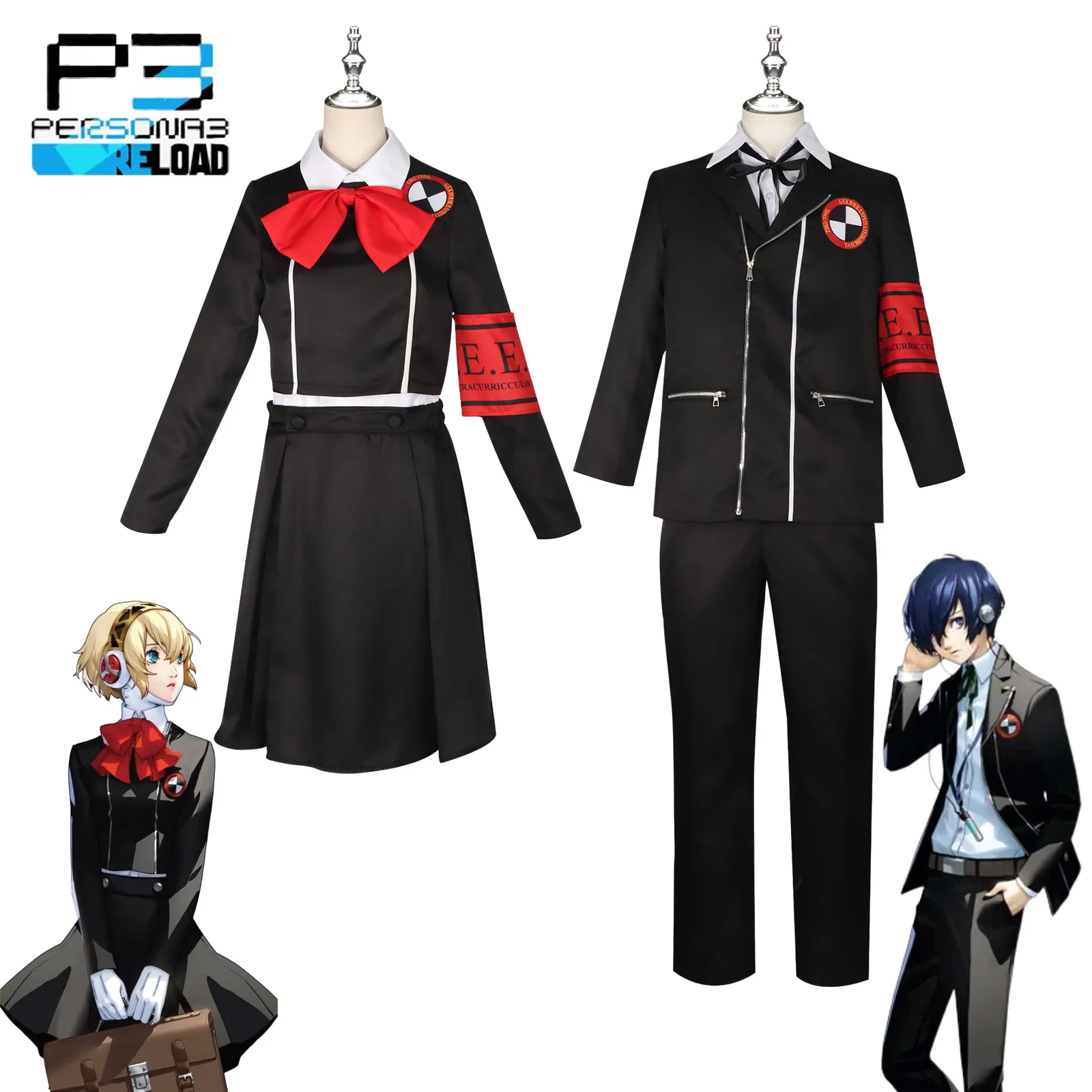 Persona-3-Cosplay-principale-donna-personaggi-ragazze-uniforme ...