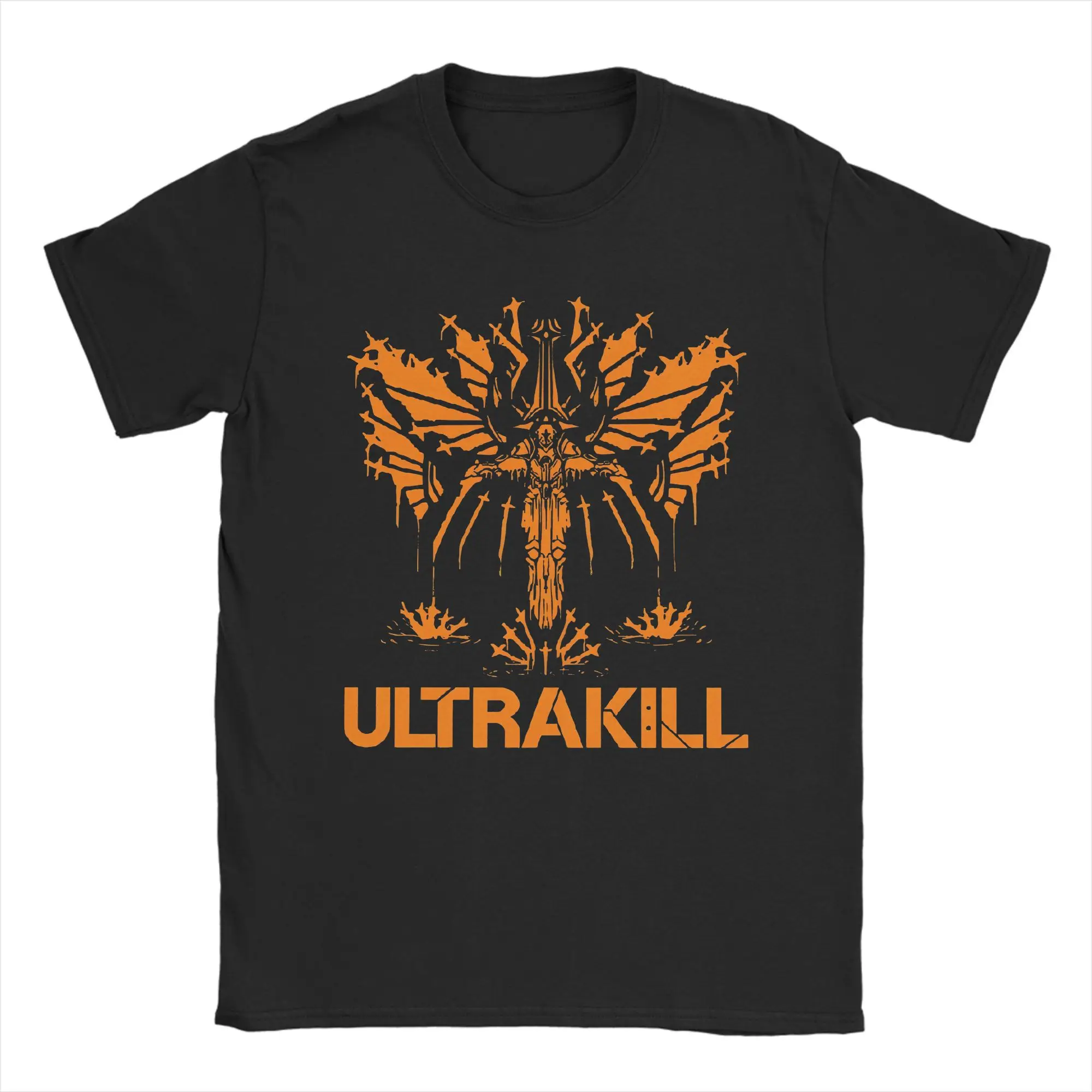 Ultrakill Shooting Game Imperfect Hatred T Shirt Men's Cotton Leisure T ...