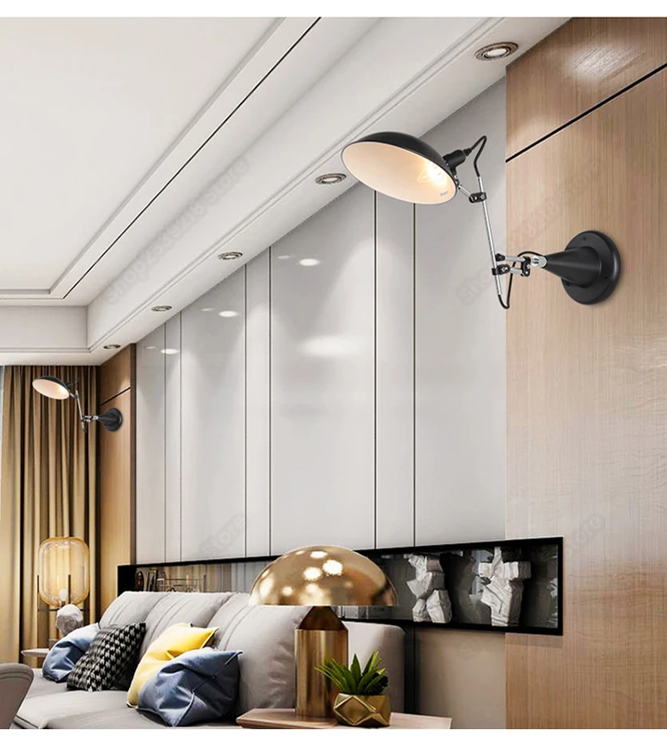 Modern Rotatable Wall Light For Living Room Home Decor Sconce Wall Lam ...