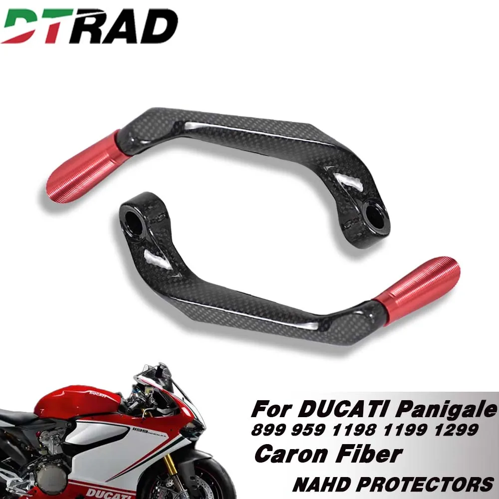 Motorcycle-Carbon-Fiber-Handlebar-Protectors-For-Ducati-899-959-1098 ...