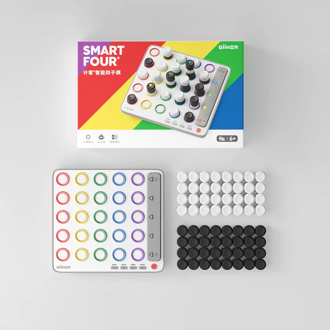 AI スマート4 GiiKER| AI SMART FOUR 知育玩具 対戦ゲーム 誕生日 男の子 女の子 ボードゲーム ファミリートイ