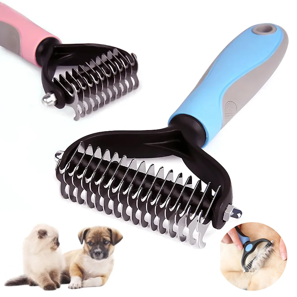 Pets-Fur-Knot-Cutter-Dog-Cat-Grooming-Shedding-Tools-Stainless-Pet-Hair ...