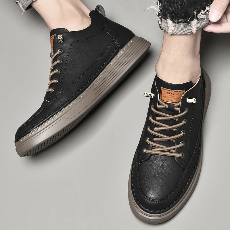 Leather-Men-s-Sneakers-Fashion-Man-Shoes-Height-Increasing-5CM-Shoes ...
