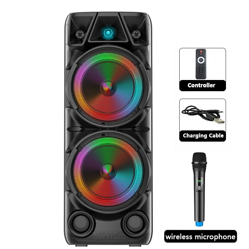 80W-High-Power-Bluetooth-Speaker-Portable-Wireless-Column-Large-Outdoor ...