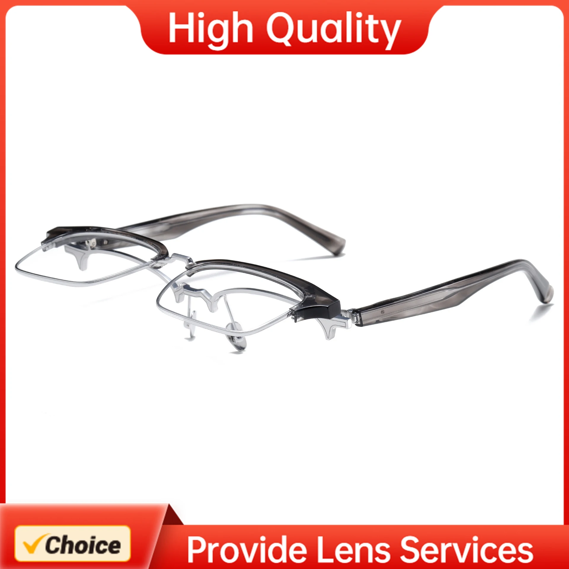 High-Quality-Flip-Eyebrow-Frame-Golf-Mirror-Near-sighted-Acetate ...