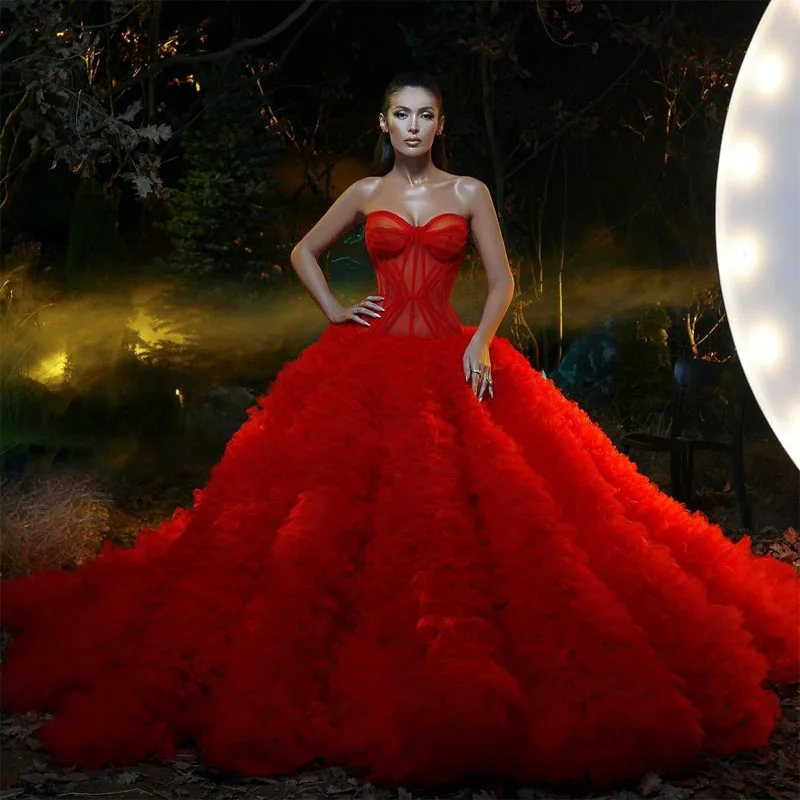 Red Ball Gowns Prom