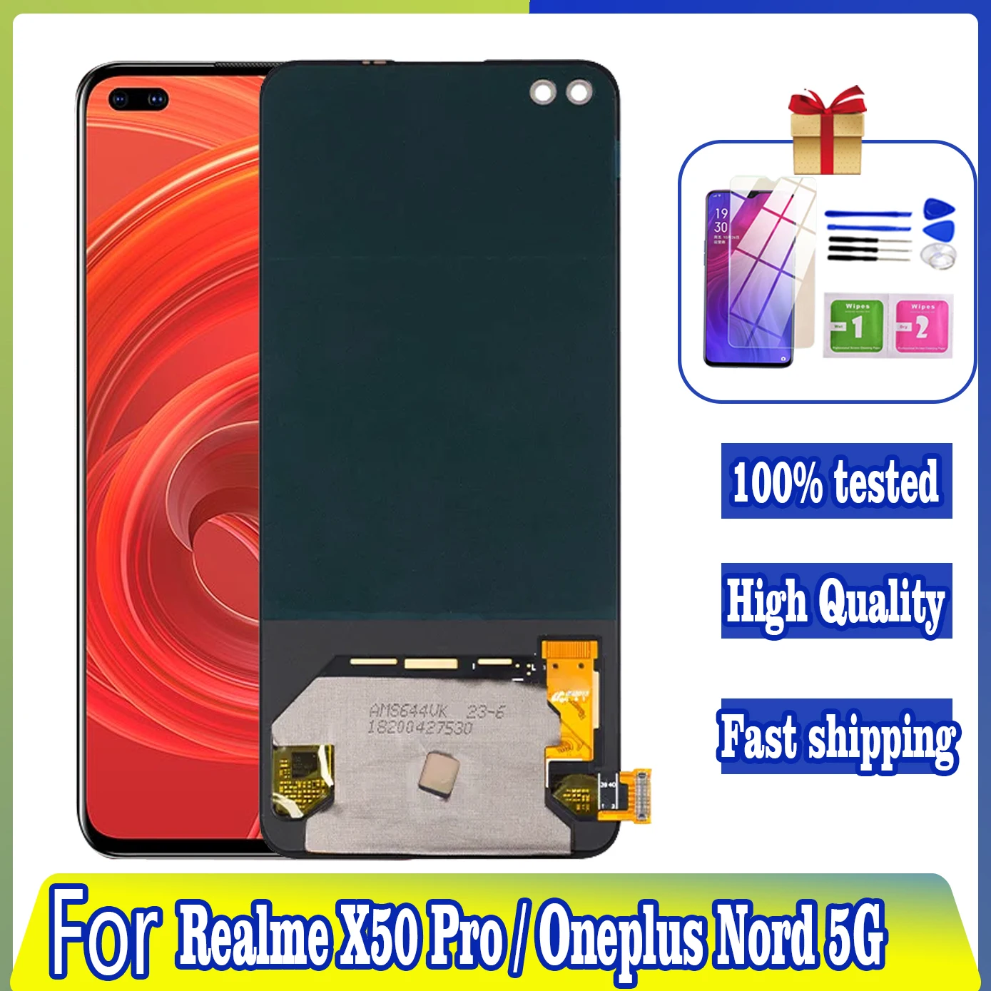 6-44-Original-For-Realme-X50-Pro-LCD-Touch-RMX2075-Display-Screen-for ...