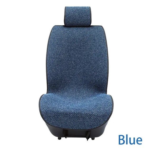 SEAMETAL Flax Car Seat Cover Breathable Sweatproof Linen Car Seat ...