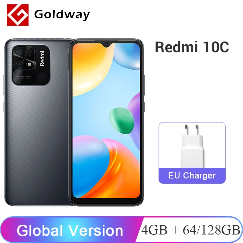Versión Global Xiaomi Redmi 10C 10 C 4GB RAM 64GB ROM / 128GB ROM ...
