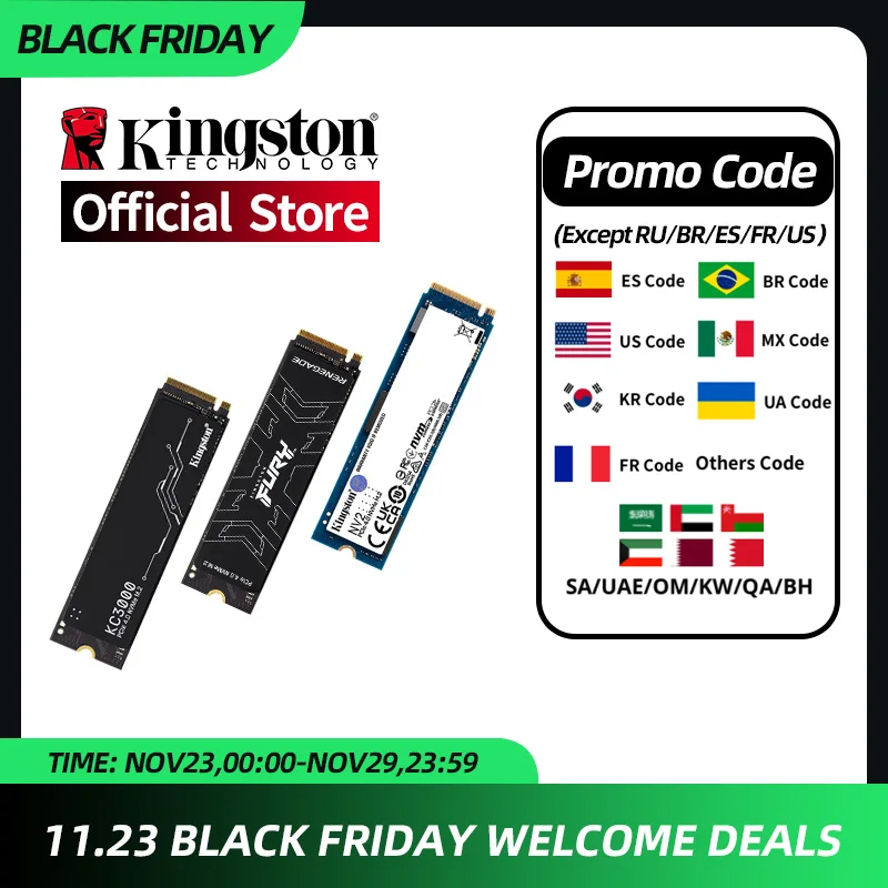 Kingston SSD 1tb nvme m2 NVMe PCIe KC3000 Solid State Hard Disk m.2 diy ...