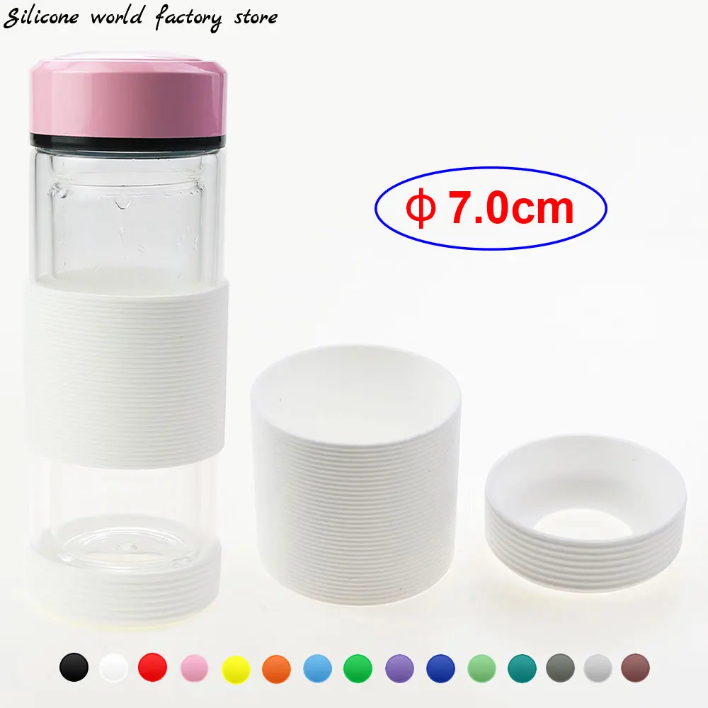 Silicone-world-2pcs-set-7-0CM-Silicone-Cup-Cover-Heat-Insulation-For ...