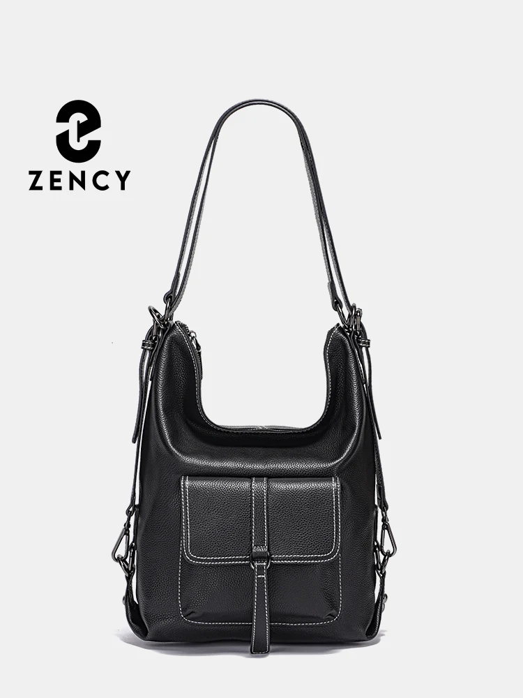 Zency-Stylish-Women-Shoulder-Bag-100-Genuine-Leather-Large-Capacity-Handbag-Multifunction ...