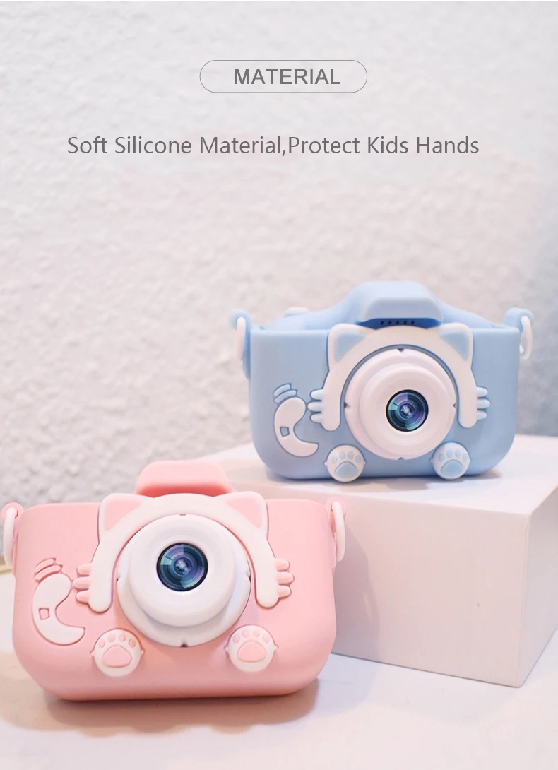 Appareil photo Compact,Caméra numérique HD pour enfants,jouet pour tout ...