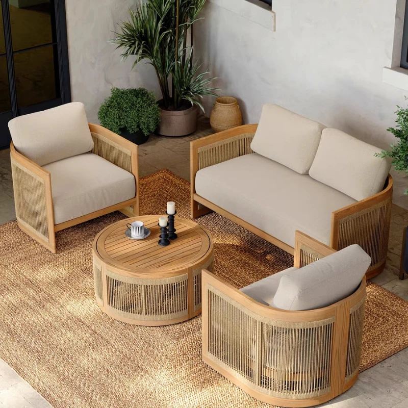 Reception Outdoor Garden Sofas Living Room Simple Backrest Modern ...