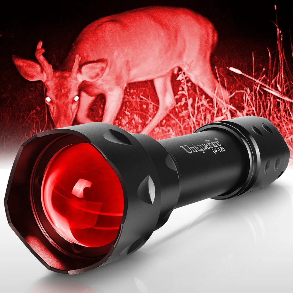 Night Vision Flashlight Hunting T20 | Red Light Flashlights Hunting ...