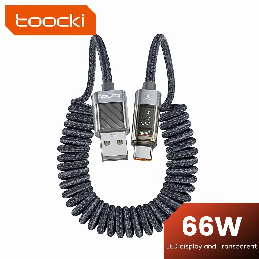 Toocki-USB-Type-C-Cable-66W-Display-6A-Fast-Charging-Charger ...