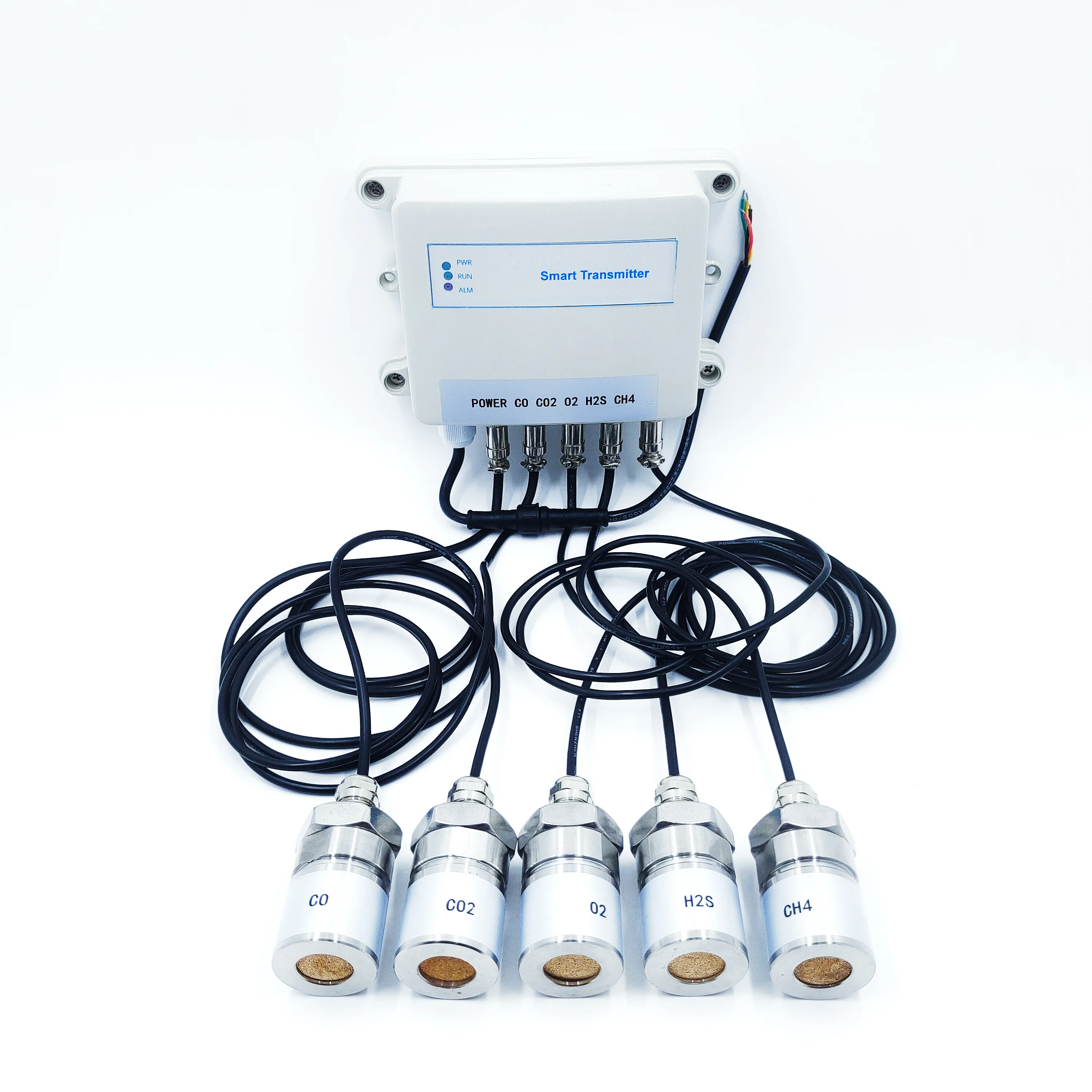 MULTI FUNCTIONAL ONLINE AIR QUALITY MONITORING O2 CO CO2 CH4 H2S FIVE ...