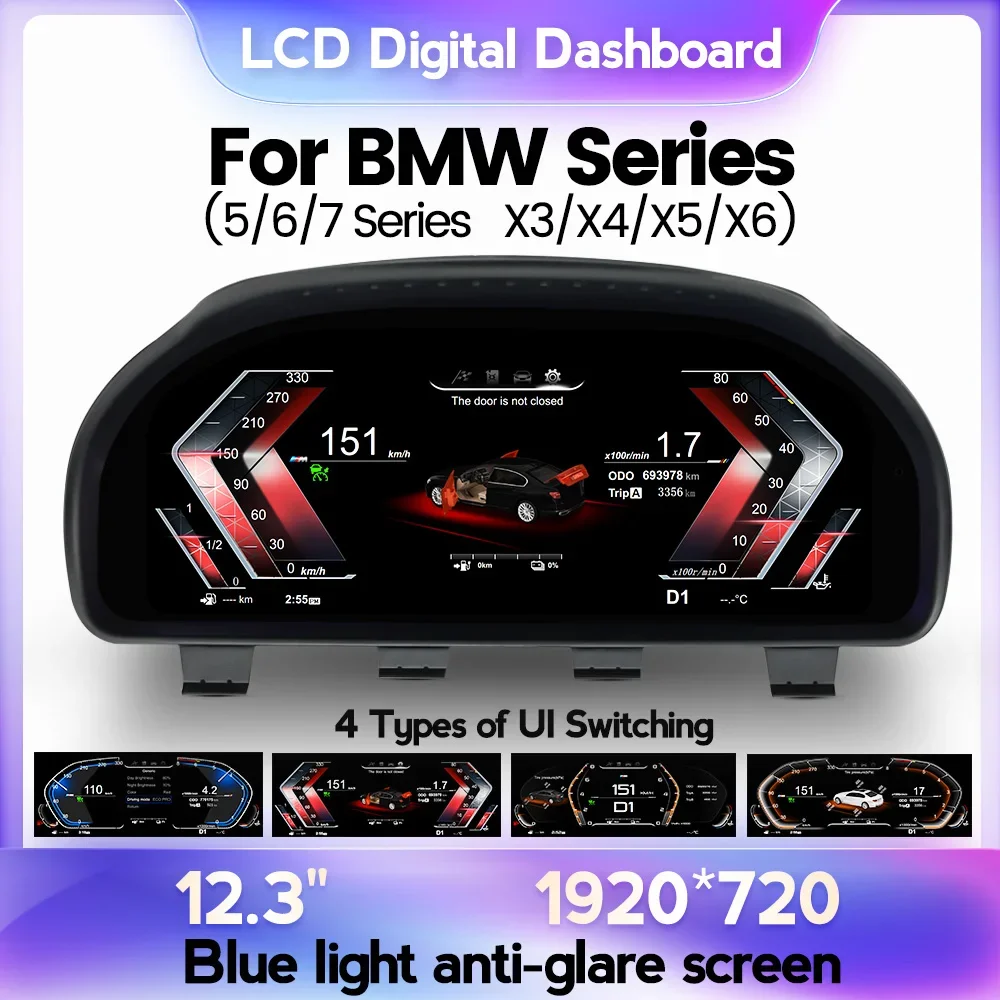 Panel-Digital-para-salpicadero-de-coche-Panel-LCD-para-BMW-F10-5-6-7 ...