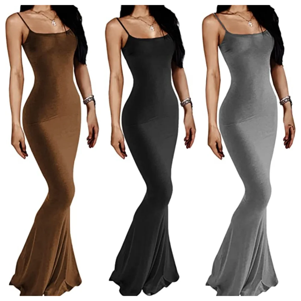 Fashion Sexy Dress Backless Evening Maxi Dress Women Party Club Ladies ...