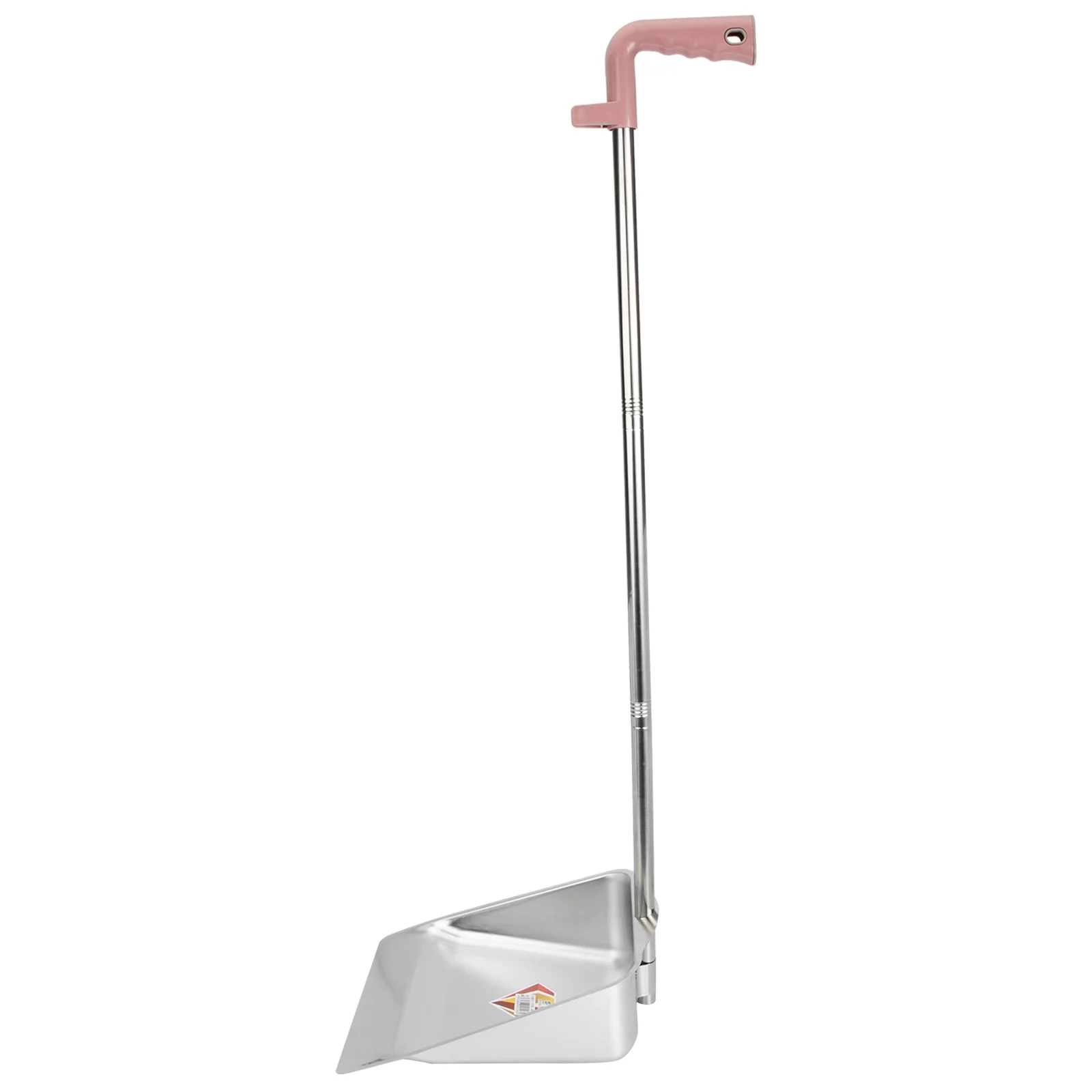 Dustpan-Cleaning-Pan-Stainless-Steel-Garbage-Broom-Sweeper-Long-Handle ...