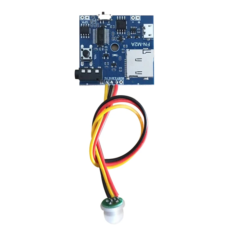 Mp3 Module For Pir Motion Sensor Activated Audio Player Recordable Mp3 ...